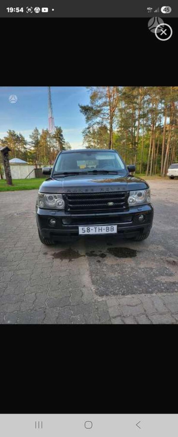 Melns Land Rover Range Rover Sport 2007 Viļņa, ar dzinēja tilpumu 2.70 L un nobraukumu 273 tūkst. km par 3555 €, foto 5 vietnē AUTOMOTO.COM.LV