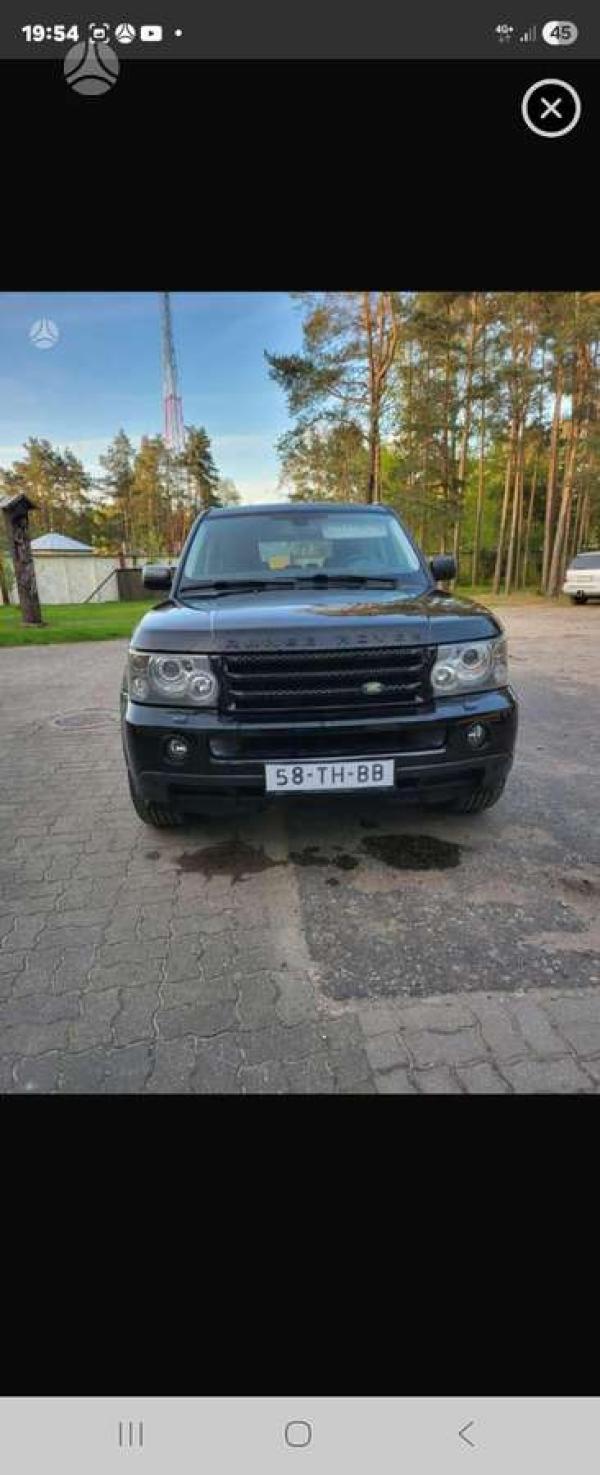 Melns Land Rover Range Rover Sport 2007 Viļņa, ar dzinēja tilpumu 2.70 L un nobraukumu 273 tūkst. km par 3555 €, foto 6 vietnē AUTOMOTO.COM.LV