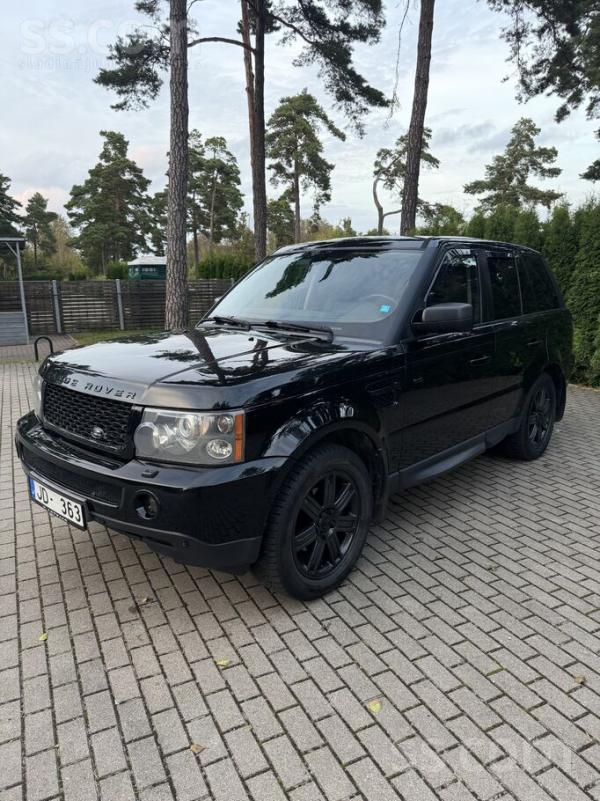 Melns Land Rover Range Rover Sport 2007 Liepāja, ar dzinēja tilpumu 2.70 L un nobraukumu 372 tūkst. km par 5500 €, foto 1 vietnē AUTOMOTO.COM.LV