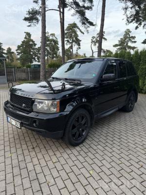 Melns Land Rover Range Rover Sport 2007 Liepāja, ar dzinēja tilpumu 2.70 L un nobraukumu 372 tūkst. km par 5500 €, foto  vietnē AUTOMOTO.COM.LV