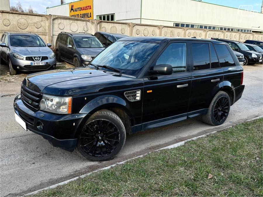 Черный Ленд Ровер Рендж Ровер Спорт 2008 в Каунас, объемом двигателя 2.70 л и пробегом 281 тыс. км за 1700 €, фото 3 на AUTOMOTO.COM.LV