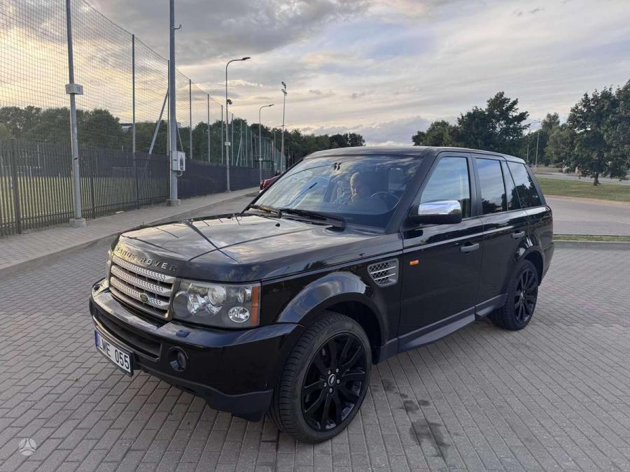 Melns Land Rover Range Rover Sport 2008 Jonava, ar dzinēja tilpumu 3.63 L un nobraukumu 293 tūkst. km par 5500 €, foto 1 vietnē AUTOMOTO.COM.LV