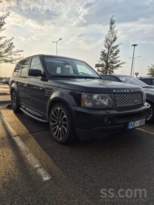 Melns Land Rover Range Rover Sport 2008 Valmiera, ar dzinēja tilpumu 3.60 L un nobraukumu 403 tūkst. km par 7000 €, foto  vietnē AUTOMOTO.COM.LV