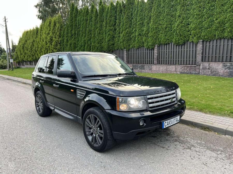 Black Land Rover Range Rover Sport 2008 in Vilnius, with an engine capacity of 3.63 L and mileage of 375 thousand km for 2999 €, photo 4 on AUTOMOTO.COM.LV
