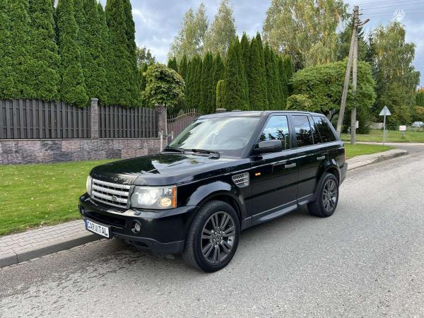 Black Land Rover Range Rover Sport 2008 in Vilnius, with an engine capacity of 3.63 L and mileage of 375 thousand km for 2999 €, photo 5 on AUTOMOTO.COM.LV