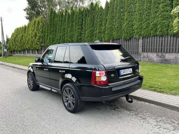 Black Land Rover Range Rover Sport 2008 in Vilnius, with an engine capacity of 3.63 L and mileage of 375 thousand km for 2999 €, photo 7 on AUTOMOTO.COM.LV