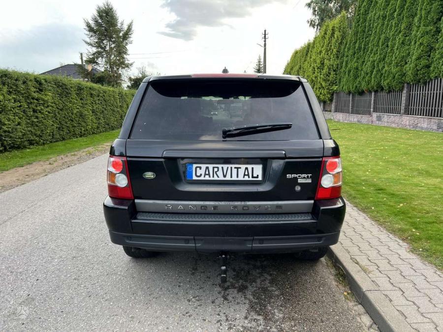 Black Land Rover Range Rover Sport 2008 in Vilnius, with an engine capacity of 3.63 L and mileage of 375 thousand km for 2999 €, photo 9 on AUTOMOTO.COM.LV