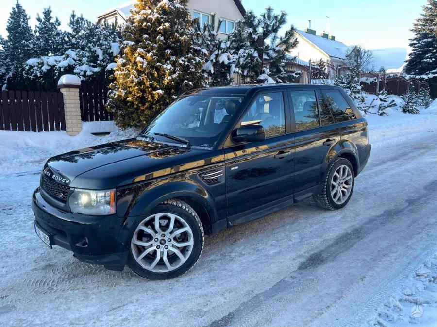 Melns Land Rover Range Rover Sport 2010 Viļņa, ar dzinēja tilpumu 2.99 L un nobraukumu 296 tūkst. km par 6450 €, foto 1 vietnē AUTOMOTO.COM.LV