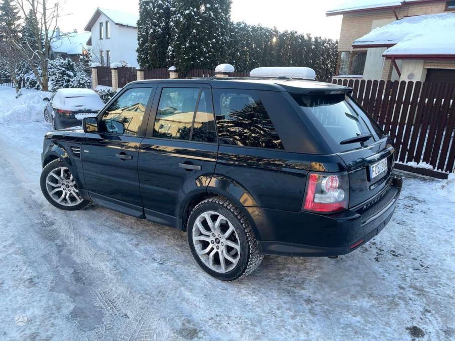 Melns Land Rover Range Rover Sport 2010 Viļņa, ar dzinēja tilpumu 2.99 L un nobraukumu 296 tūkst. km par 6450 €, foto 4 vietnē AUTOMOTO.COM.LV