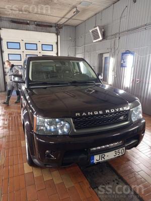 Black Land Rover Range Rover Sport 2010 in Limbazi, with an engine capacity of 3.00 L and mileage of 262 thousand km for 10500 €, photo 7 on AUTOMOTO.COM.LV