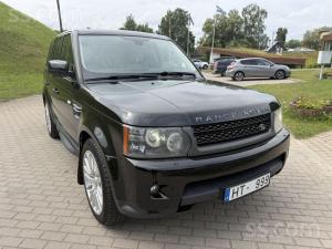 Melns Land Rover Range Rover Sport 2010 Rēzekne, ar dzinēja tilpumu 3.00 L un nobraukumu 289 tūkst. km par 9500 €, foto  vietnē AUTOMOTO.COM.LV