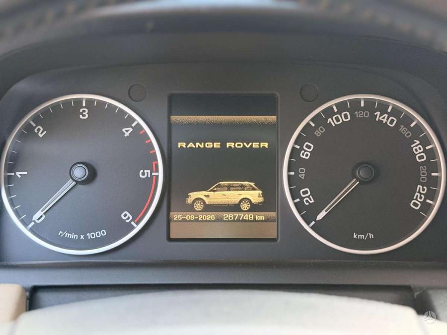 Black Land Rover Range Rover Sport 2010 in Vilnius, with an engine capacity of 2.99 L and mileage of 268 thousand km for 7770 €, photo 14 on AUTOMOTO.COM.LV