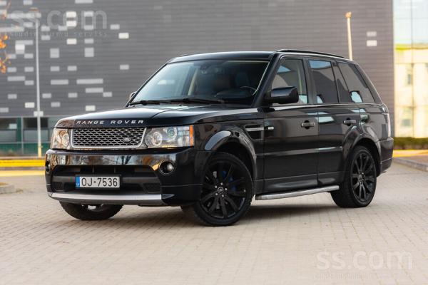 Black Land Rover Range Rover Sport 2011 in Jelgava, with an engine capacity of 3.00 L and mileage of 213 thousand km for 10300 €, photo 1 on AUTOMOTO.COM.LV