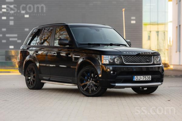 Black Land Rover Range Rover Sport 2011 in Jelgava, with an engine capacity of 3.00 L and mileage of 213 thousand km for 10300 €, photo 2 on AUTOMOTO.COM.LV