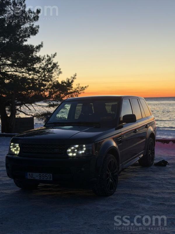 Black Land Rover Range Rover Sport 2011 in Riga, with an engine capacity of 3.00 L and mileage of 300 thousand km for 17000 €, photo 1 on AUTOMOTO.COM.LV