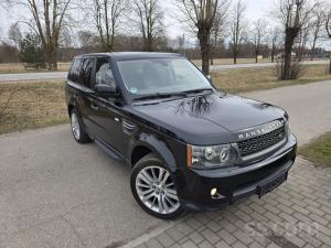 Black Land Rover Range Rover Sport 2011 in Ogre, with an engine capacity of 3.00 L and mileage of 255 thousand km for 7499 €, photo  on AUTOMOTO.COM.LV