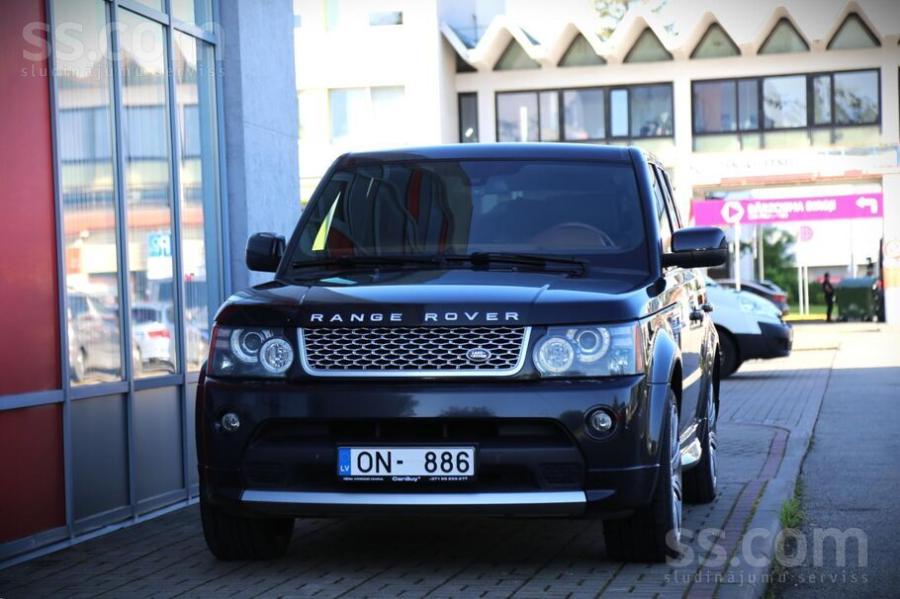 Melns Land Rover Range Rover Sport 2011 Rīga, ar dzinēja tilpumu 3.00 L un nobraukumu 298 tūkst. km par 9995 €, foto 1 vietnē AUTOMOTO.COM.LV