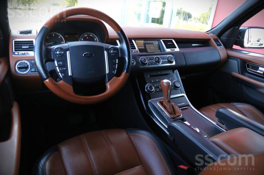 Melns Land Rover Range Rover Sport 2011 Rīga, ar dzinēja tilpumu 3.00 L un nobraukumu 298 tūkst. km par 9995 €, foto 10 vietnē AUTOMOTO.COM.LV