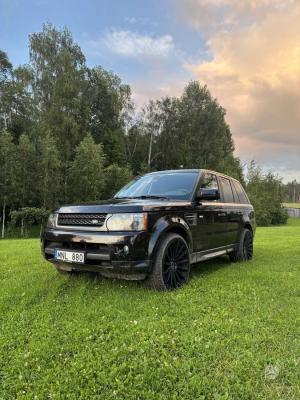Melns Land Rover Range Rover Sport 2011 Viļņa, ar dzinēja tilpumu 2.99 L un nobraukumu 320 tūkst. km par 8000 €, foto  vietnē AUTOMOTO.COM.LV