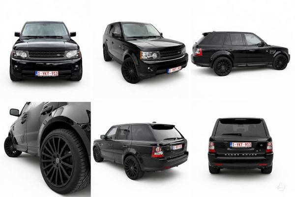 Melns Land Rover Range Rover Sport 2011 Viļņa, ar dzinēja tilpumu 2.99 L un nobraukumu 320 tūkst. km par 8000 €, foto 3 vietnē AUTOMOTO.COM.LV