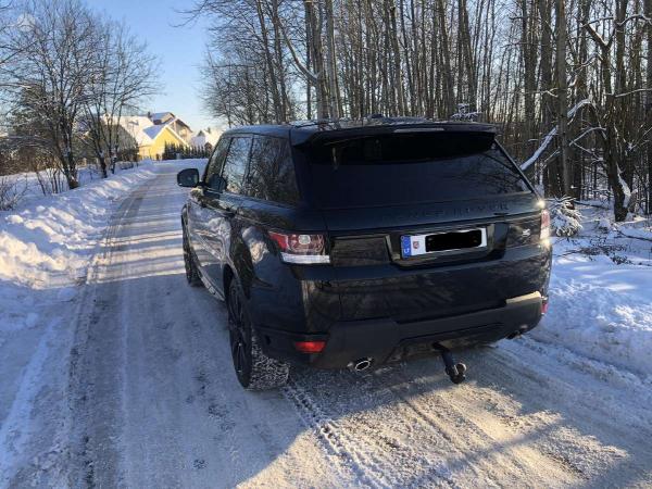 Melns Land Rover Range Rover Sport 2013 Jonava, ar dzinēja tilpumu 2.99 L un nobraukumu 206 tūkst. km par 20500 €, foto 4 vietnē AUTOMOTO.COM.LV