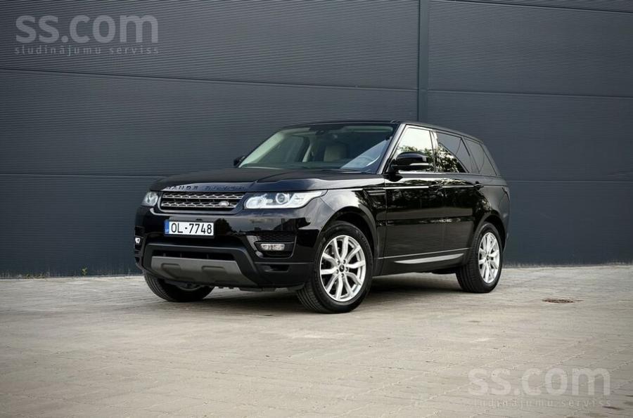 Black Land Rover Range Rover Sport 2013 in Riga, with an engine capacity of 3.00 L and mileage of 223 thousand km for 14900 €, photo 1 on AUTOMOTO.COM.LV