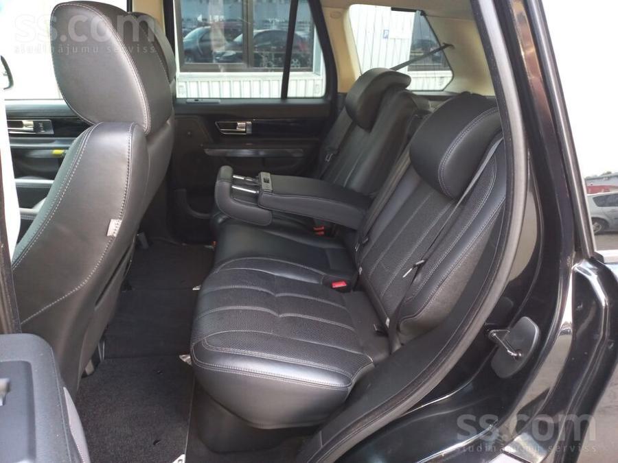 Melns Land Rover Range Rover Sport 2013 Rīga, ar dzinēja tilpumu 3.00 L un nobraukumu 190 tūkst. km par 9000 €, foto 10 vietnē AUTOMOTO.COM.LV