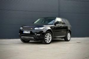 Melns Land Rover Range Rover Sport 2013 Rīga, ar dzinēja tilpumu 3.00 L un nobraukumu 223 tūkst. km par 14900 €, foto  vietnē AUTOMOTO.COM.LV