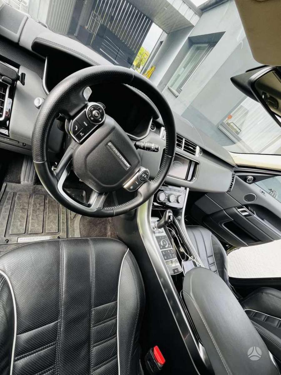 Melns Land Rover Range Rover Sport 2013 Palanga, ar dzinēja tilpumu 2.99 L un nobraukumu 215 tūkst. km par 16500 €, foto 17 vietnē AUTOMOTO.COM.LV