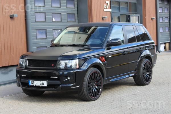 Black Land Rover Range Rover Sport 2013 in Riga, with an engine capacity of 5.00 L and mileage of 85 thousand km for 22800 €, photo 1 on AUTOMOTO.COM.LV