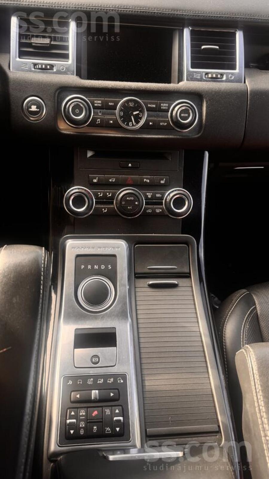 Melns Land Rover Range Rover Sport 2013 Rīga, ar dzinēja tilpumu 3.00 L un nobraukumu 227 tūkst. km par 15200 €, foto 11 vietnē AUTOMOTO.COM.LV