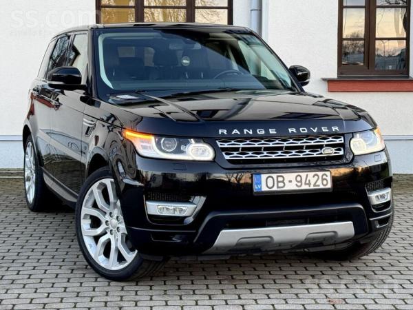 Black Land Rover Range Rover Sport 2014 in Jelgava, with an engine capacity of 3.00 L and mileage of 185 thousand km for 17900 €, photo 2 on AUTOMOTO.COM.LV
