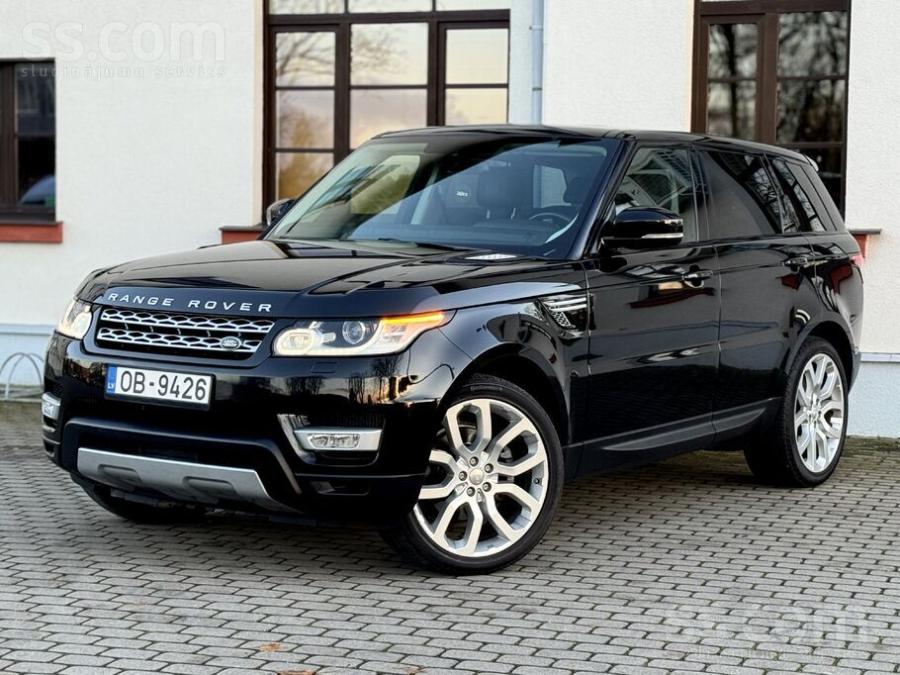 Black Land Rover Range Rover Sport 2014 in Jelgava, with an engine capacity of 3.00 L and mileage of 185 thousand km for 17900 €, photo 5 on AUTOMOTO.COM.LV