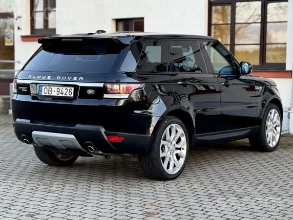 Black Land Rover Range Rover Sport 2014 in Jelgava, with an engine capacity of 3.00 L and mileage of 185 thousand km for 17900 €, photo 7 on AUTOMOTO.COM.LV