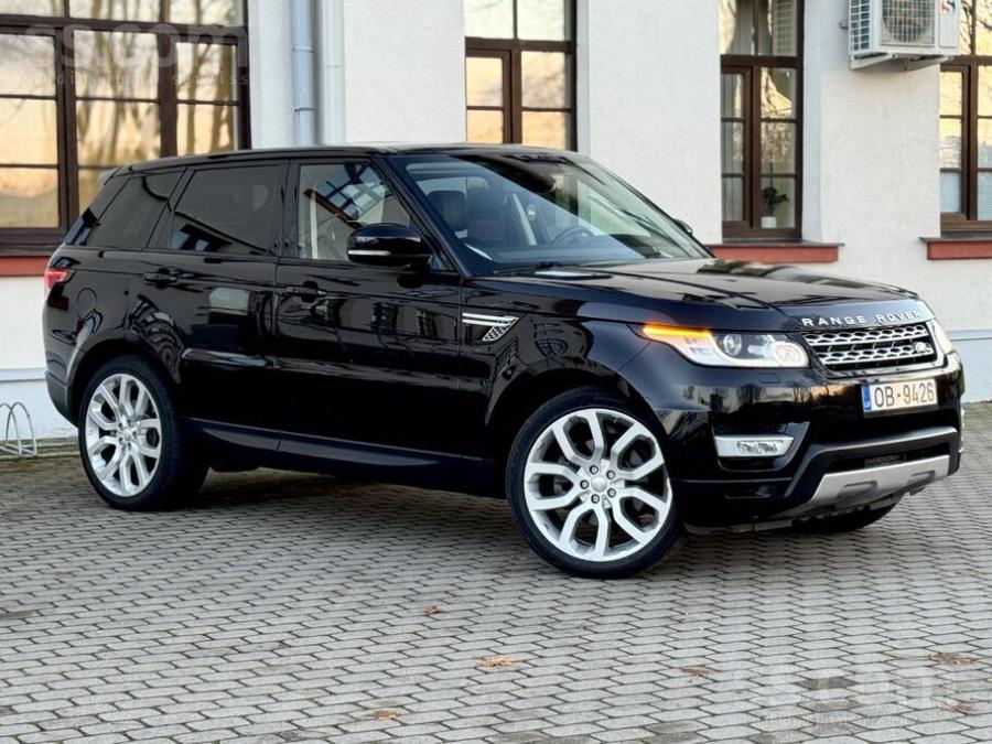 Black Land Rover Range Rover Sport 2014 in Jelgava, with an engine capacity of 3.00 L and mileage of 185 thousand km for 17900 €, photo 10 on AUTOMOTO.COM.LV