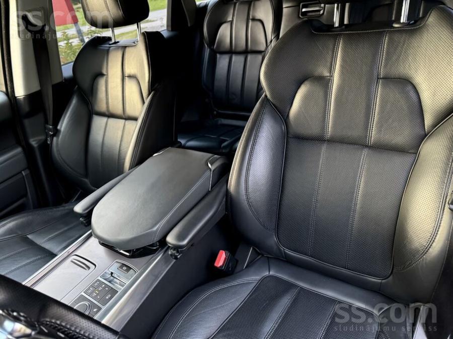 Black Land Rover Range Rover Sport 2014 in Jelgava, with an engine capacity of 3.00 L and mileage of 185 thousand km for 17900 €, photo 21 on AUTOMOTO.COM.LV