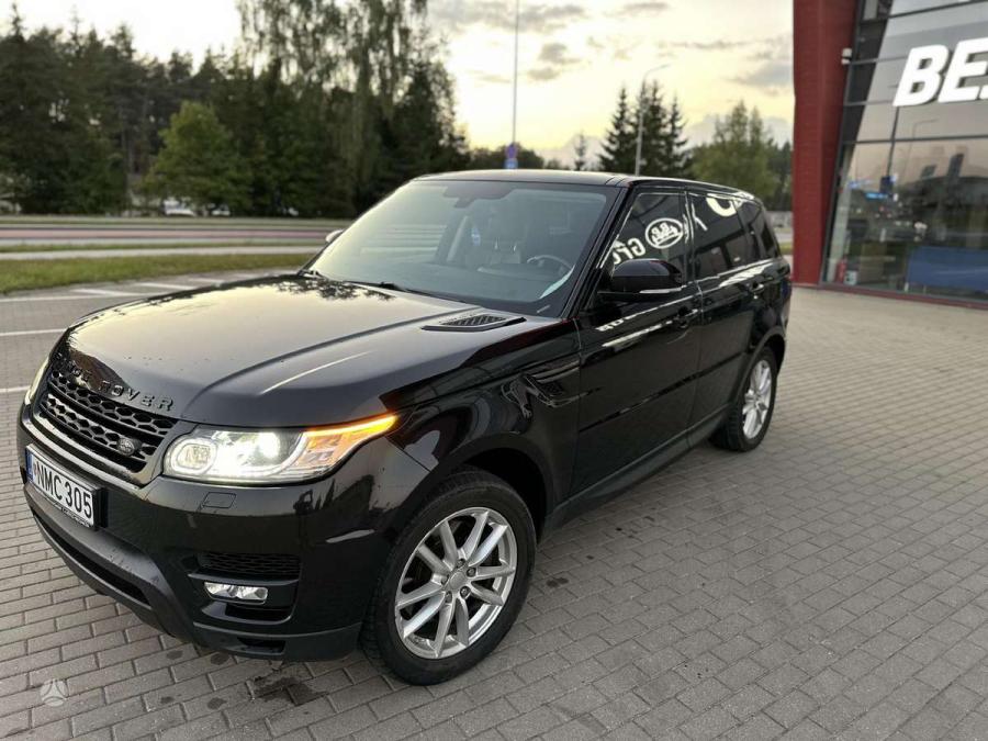 Melns Land Rover Range Rover Sport 2014 Utena, ar dzinēja tilpumu 2.99 L un nobraukumu 190 tūkst. km par 12650 €, foto 1 vietnē AUTOMOTO.COM.LV