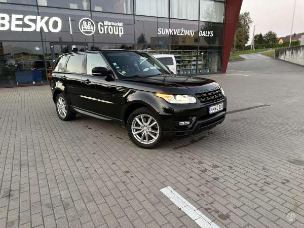 Black Land Rover Range Rover Sport 2014 in Utena, with an engine capacity of 2.99 L and mileage of 190 thousand km for 12650 €, photo 6 on AUTOMOTO.COM.LV