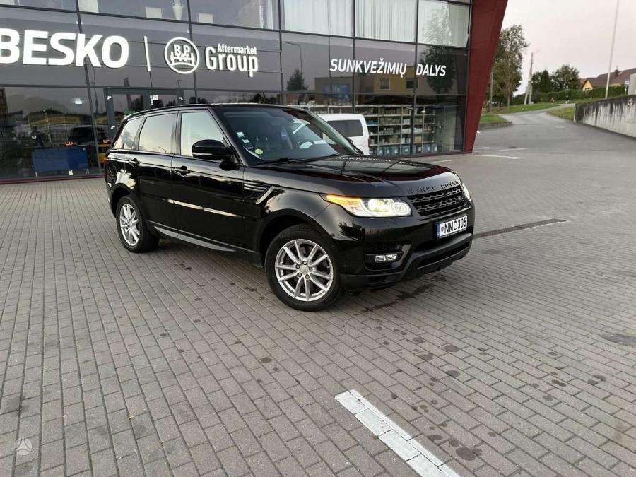 Black Land Rover Range Rover Sport 2014 in Utena, with an engine capacity of 2.99 L and mileage of 254 thousand km for 12650 €, photo 1 on AUTOMOTO.COM.LV