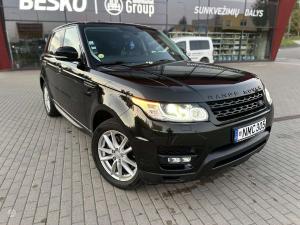 Black Land Rover Range Rover Sport 2014 in Utena, with an engine capacity of 2.99 L and mileage of 254 thousand km for 12650 €, photo 3 on AUTOMOTO.COM.LV