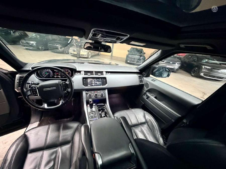 Melns Land Rover Range Rover Sport 2014 Šauļi, ar dzinēja tilpumu 2.99 L un nobraukumu 250 tūkst. km par 12950 €, foto 9 vietnē AUTOMOTO.COM.LV