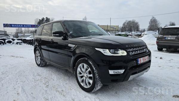 Black Land Rover Range Rover Sport 2014 in Riga, with an engine capacity of 3.00 L and mileage of 0 thousand km for 14950 €, photo 3 on AUTOMOTO.COM.LV