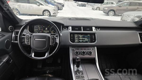 Black Land Rover Range Rover Sport 2014 in Riga, with an engine capacity of 3.00 L and mileage of 0 thousand km for 14950 €, photo 8 on AUTOMOTO.COM.LV