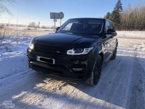 Melns Land Rover Range Rover Sport 2014 Jonava, ar dzinēja tilpumu 3.00 L un nobraukumu 206 tūkst. km par 20500 €, foto  vietnē AUTOMOTO.COM.LV