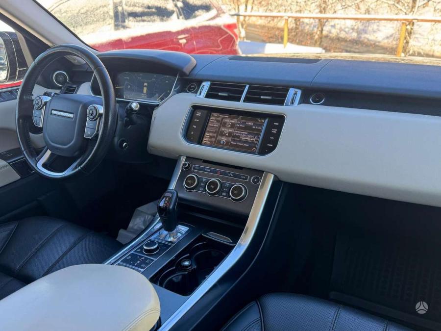 Melns Land Rover Range Rover Sport 2014 Viļņa, ar dzinēja tilpumu 2.99 L un nobraukumu 301 tūkst. km par 14900 €, foto 17 vietnē AUTOMOTO.COM.LV