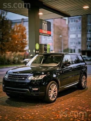 Melns Land Rover Range Rover Sport 2014 Rīga, ar dzinēja tilpumu 3.00 L un nobraukumu 252 tūkst. km par 19490 €, foto  vietnē AUTOMOTO.COM.LV