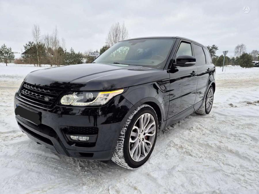 Black Land Rover Range Rover Sport 2014 in Silute, with an engine capacity of 2.99 L and mileage of 175 thousand km for 14900 €, photo 2 on AUTOMOTO.COM.LV