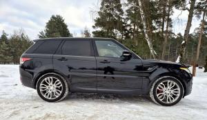 Black Land Rover Range Rover Sport 2014 in Silute, with an engine capacity of 2.99 L and mileage of 175 thousand km for 14900 €, photo 4 on AUTOMOTO.COM.LV
