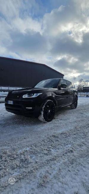 Melns Land Rover Range Rover Sport 2014 Kauņa, ar dzinēja tilpumu 2.99 L un nobraukumu 298 tūkst. km par 13550 €, foto  vietnē AUTOMOTO.COM.LV