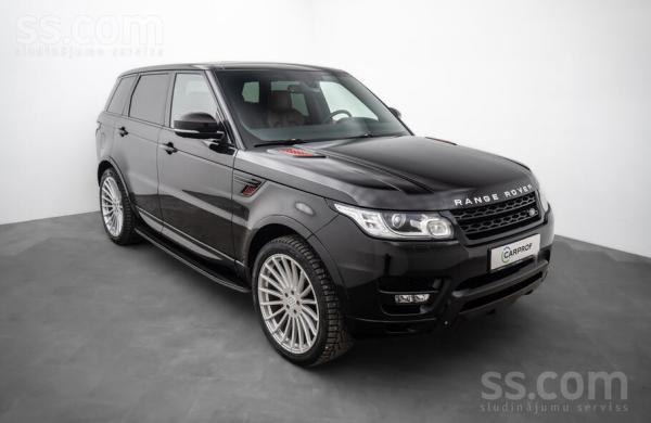 Melns Land Rover Range Rover Sport 2014 Tallina, ar dzinēja tilpumu 3.00 L un nobraukumu 287 tūkst. km par 15999 €, foto 3 vietnē AUTOMOTO.COM.LV